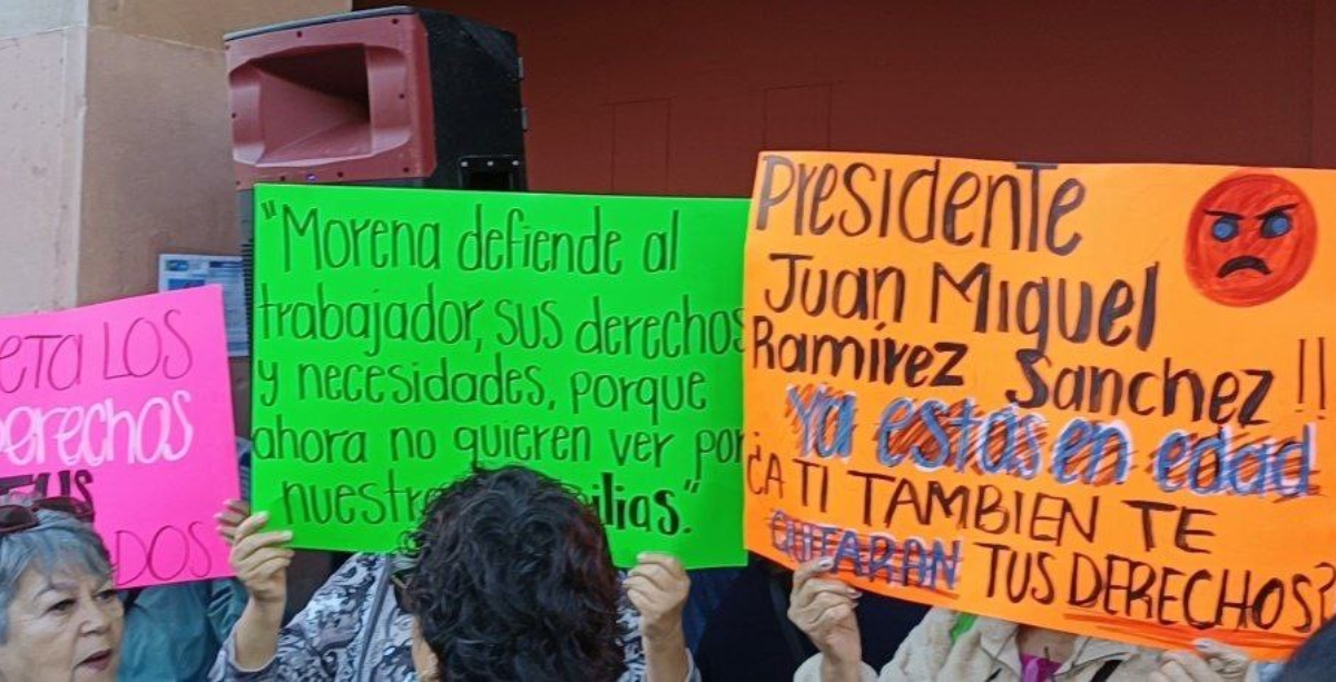 Jubilados protestan por cuarta vez y demandan al municipio